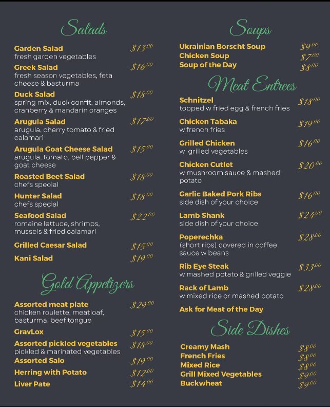 Menu – Edelweiss NJ